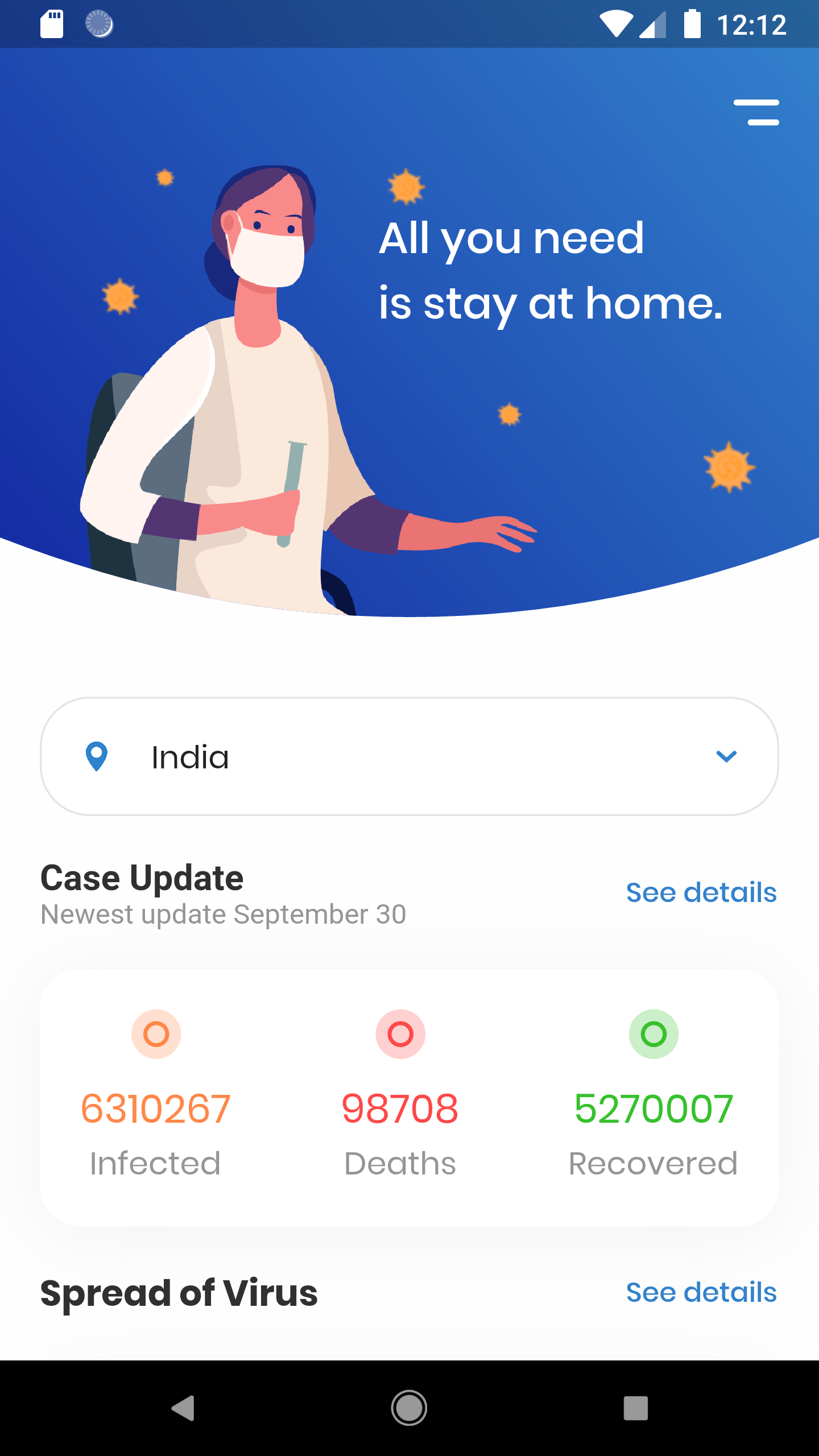 GitHub - subham-cyber/Covid-19-Tracker-App: A Tracker App that tracks ...