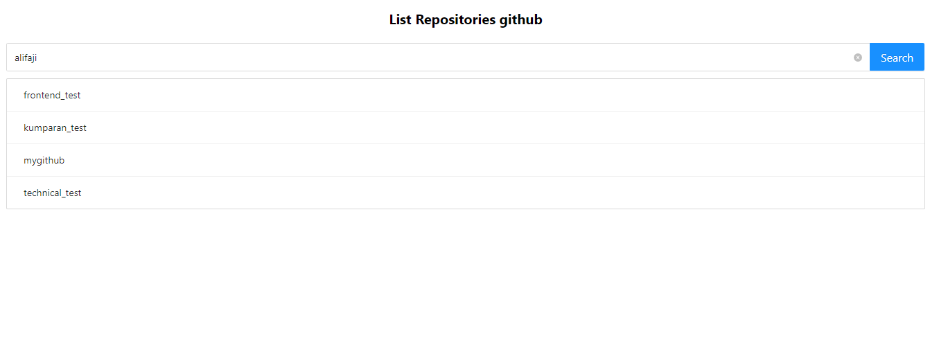 Github Alifaji Frontend Test