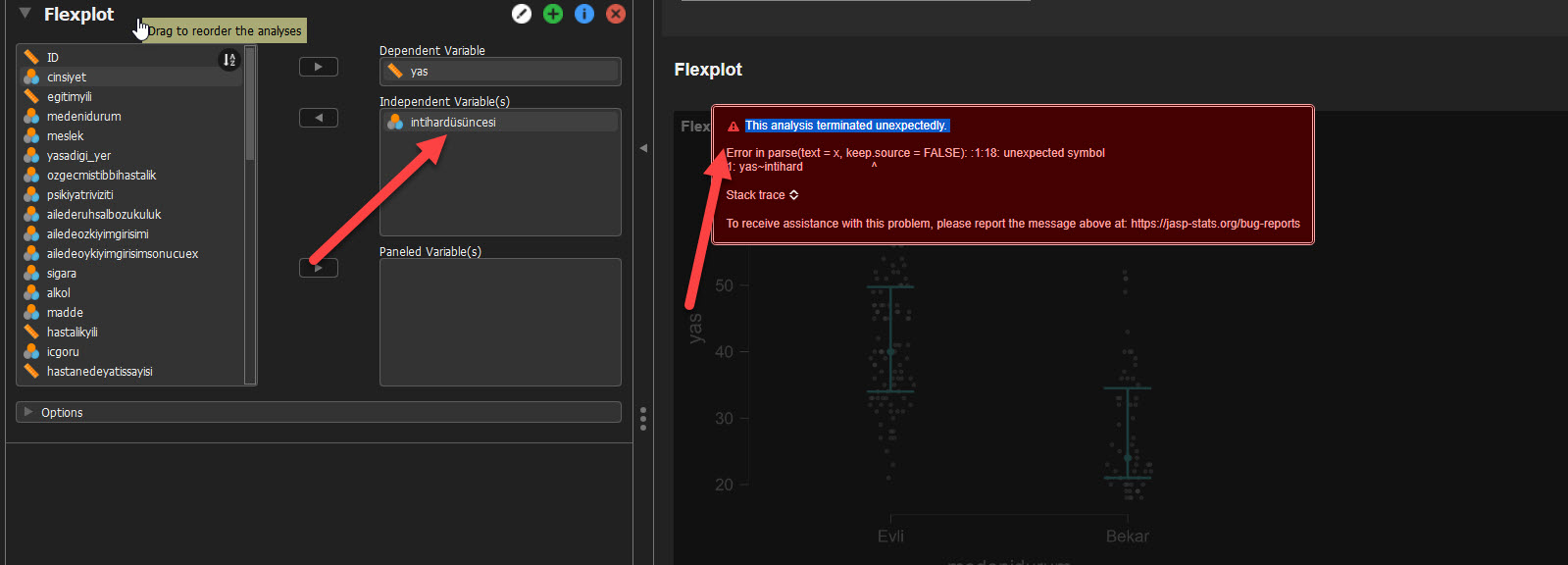 This analysis terminated unexpectedly. · Issue #689 · jasp-stats/jasp-issues · GitHub