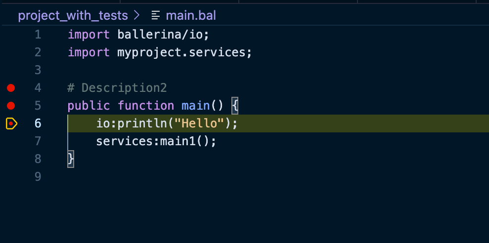 Allow incorrect break points · Issue #29 · wso2/ballerina-vscode · GitHub