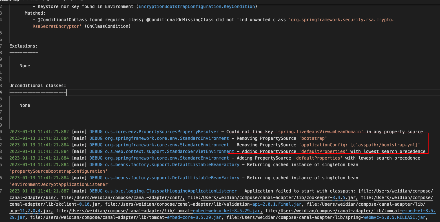 启动adapter失败，替换了本地配置文件 · Issue #4568 · alibaba/canal · GitHub