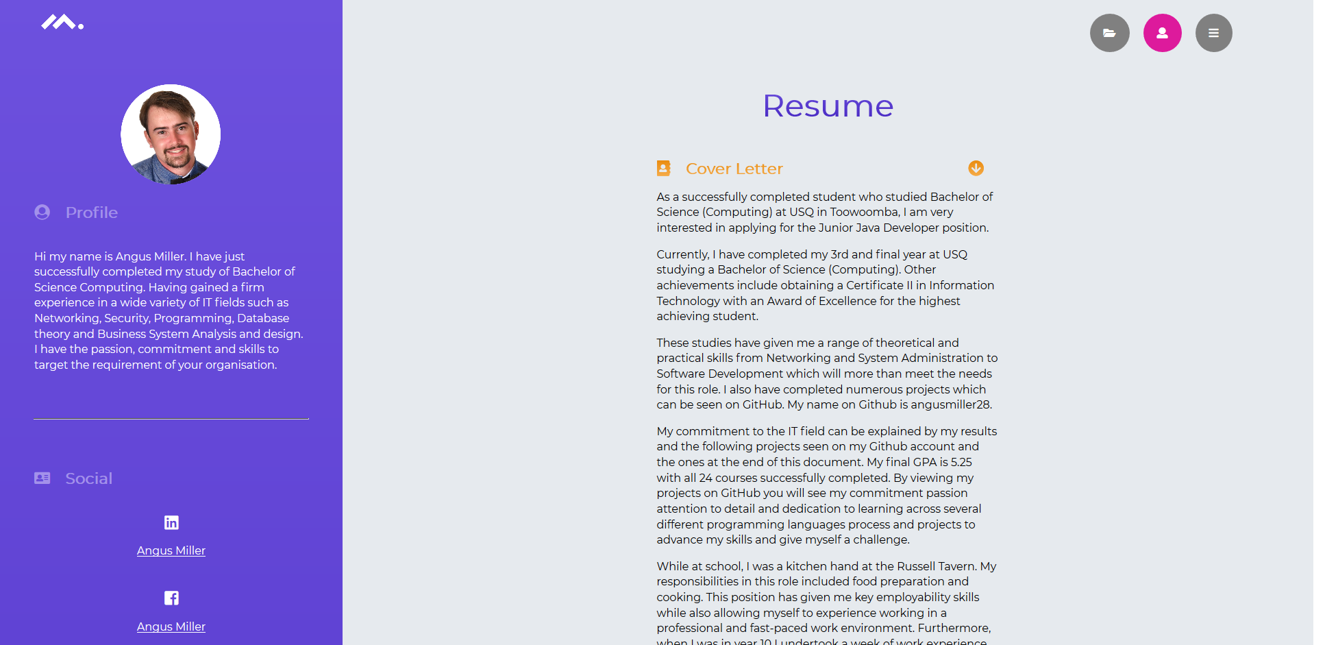 GitHub - angusmiller28/PortfolioWeb: My portfolio showing my projects