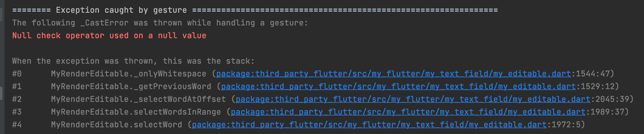 Sentry Flutter does not report offset within line · Issue #415 · getsentry/sentry-dart · GitHub