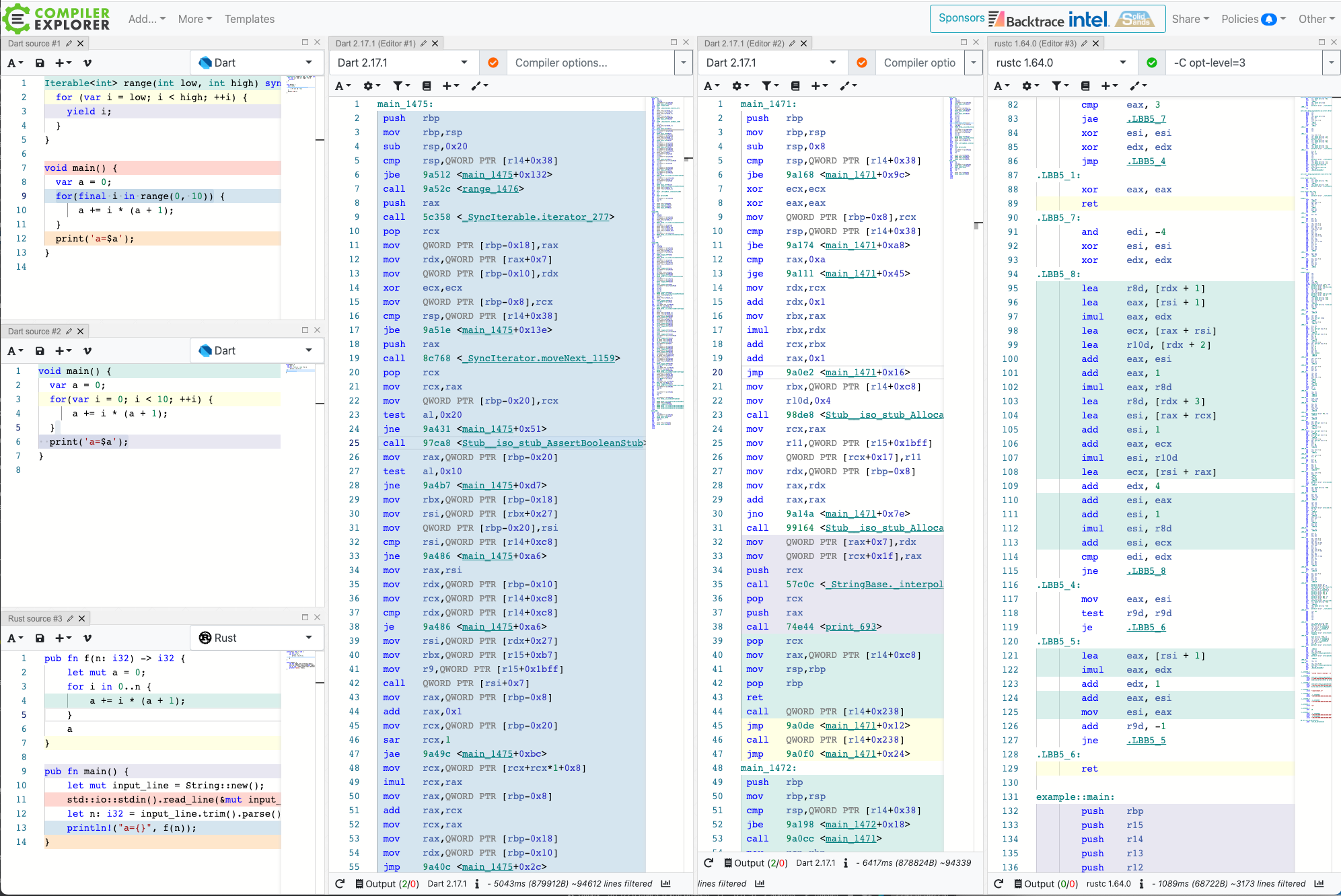 Willing To Pr `forfinal I In Range0 10` Seems Slower Than `forvar I0i