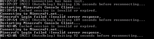 Console client is freezing and not reconnecting · Issue #1467 · MCCTeam/Minecraft-Console-Client ...