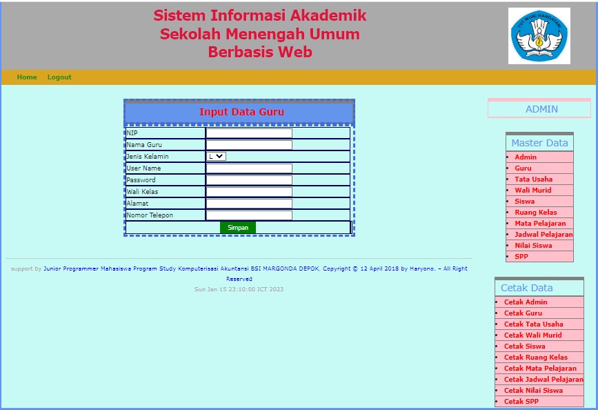 GitHub - aryono3188/SIAKAD-SMU-WEB-DENGAN-JAVA-NETBEANS: membuat sistem ...