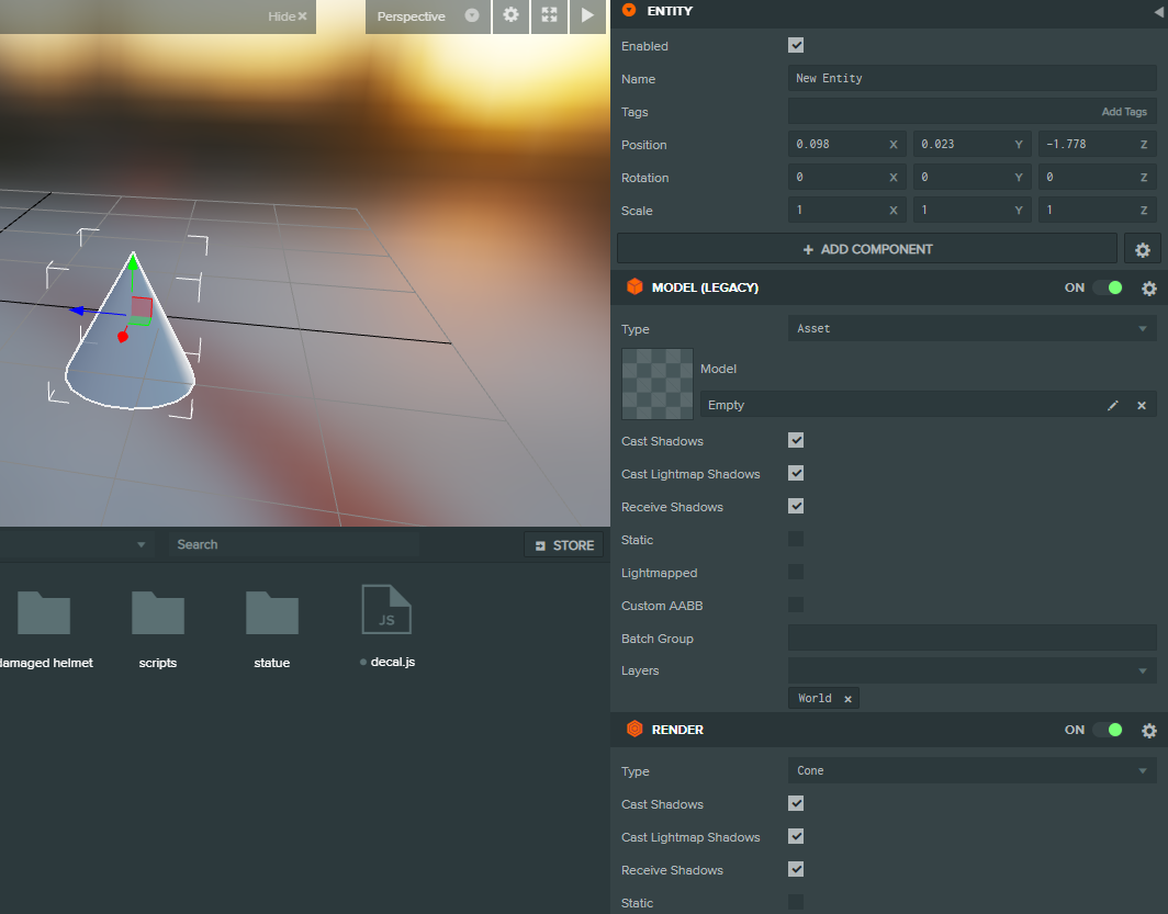 Model Viewer Starter Kit Orbit Camera script error · Issue #735 · playcanvas/editor · GitHub