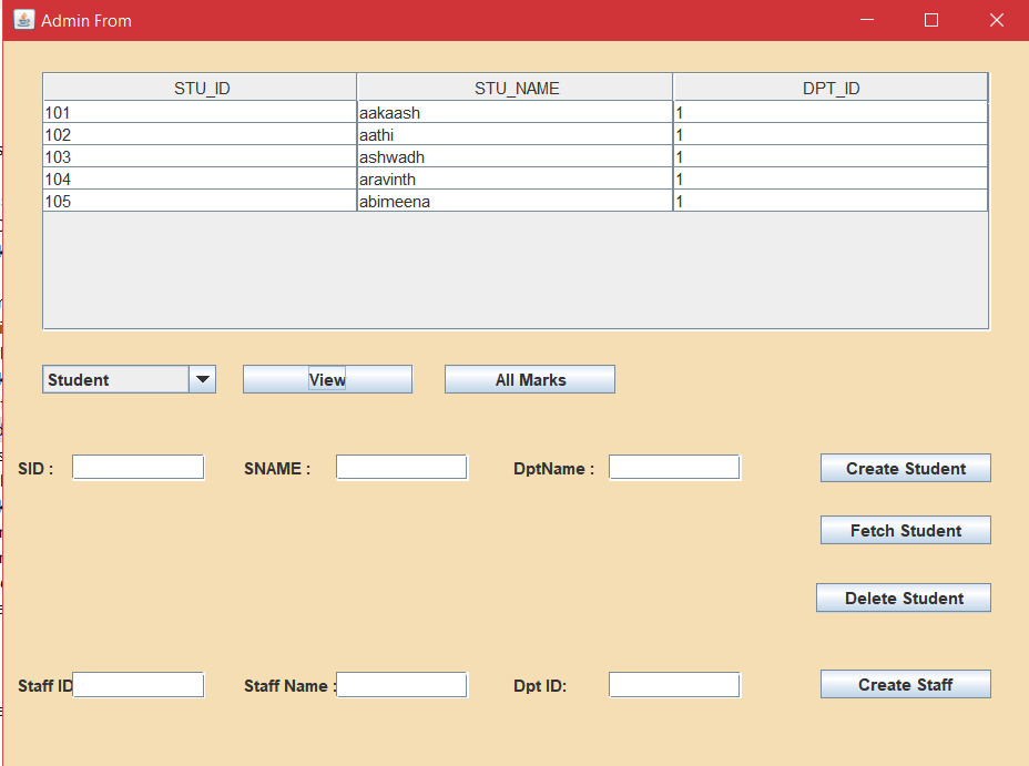 GitHub - aakaashnarayanan/CollegeManagementSystem