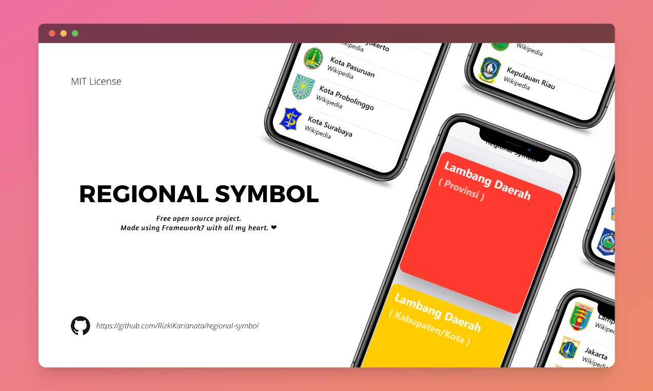 GitHub - RizkiKarianata/regional-symbol: 🐝 • Applications that are used ...
