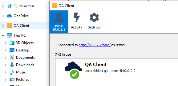 Qa Branded Sync Folder Is Not Added To The Explorers Sidebar · Issue 10472 · Owncloudclient 6075