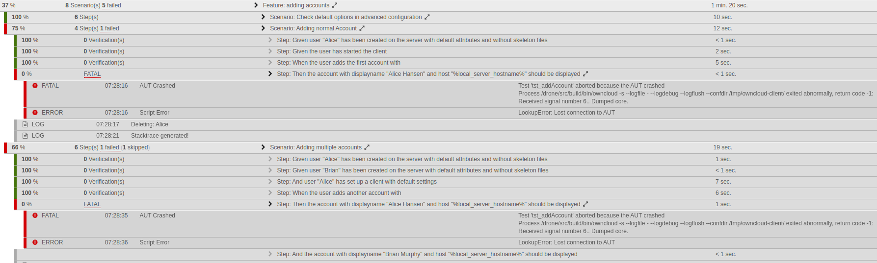 [QA] Desktop client crashes when adding account that uses oauth or oidc (Authorize from browser ...