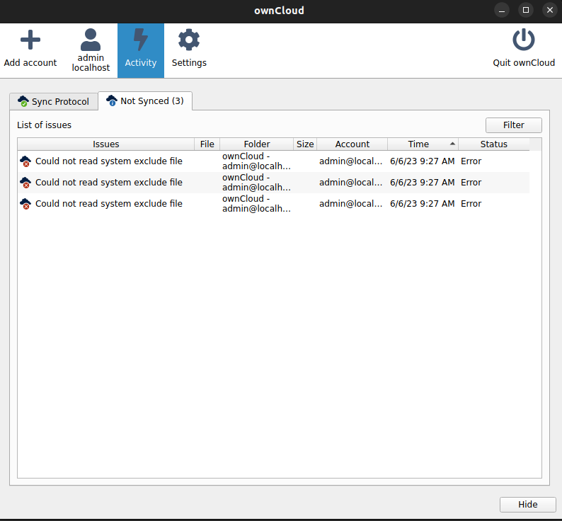 [5.0] Cannot sync account from the oc10 server · Issue #10912 · owncloud/client · GitHub