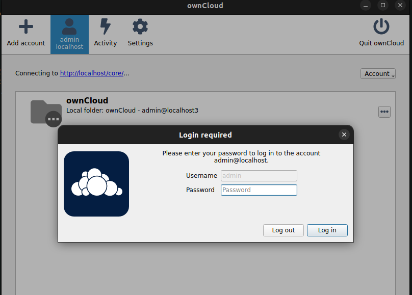 Login dialog loop when adding an HTTP basic auth account · Issue #10351 · owncloud/client · GitHub