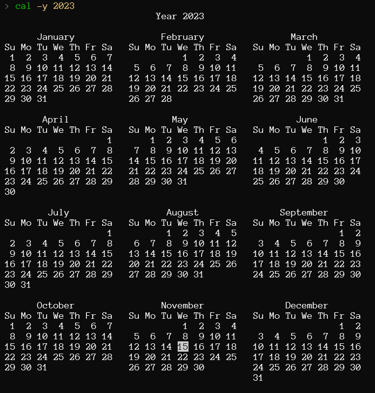 GitHub - digitalguy99/pythoncalendar: cli calendar program for Windows ...