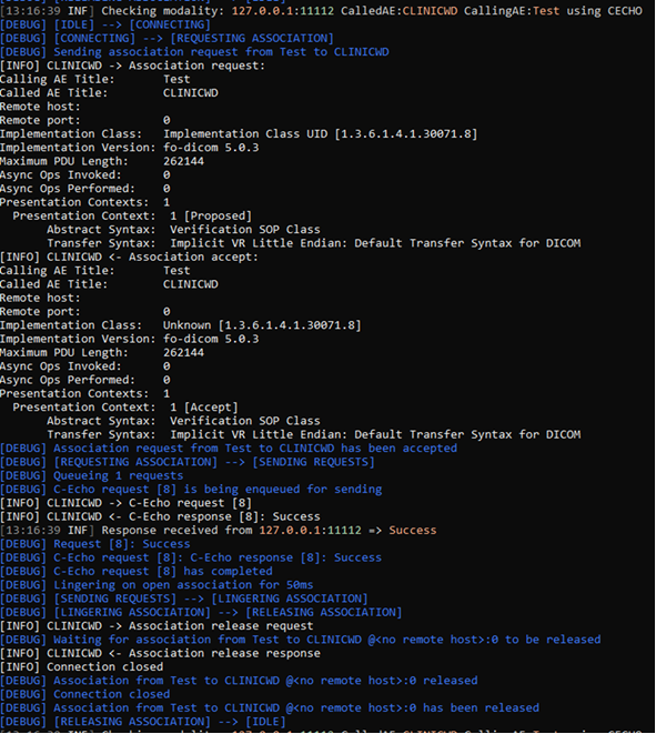 StoreSCP stops accepting requests when using MaxClientsAllowed and a ...