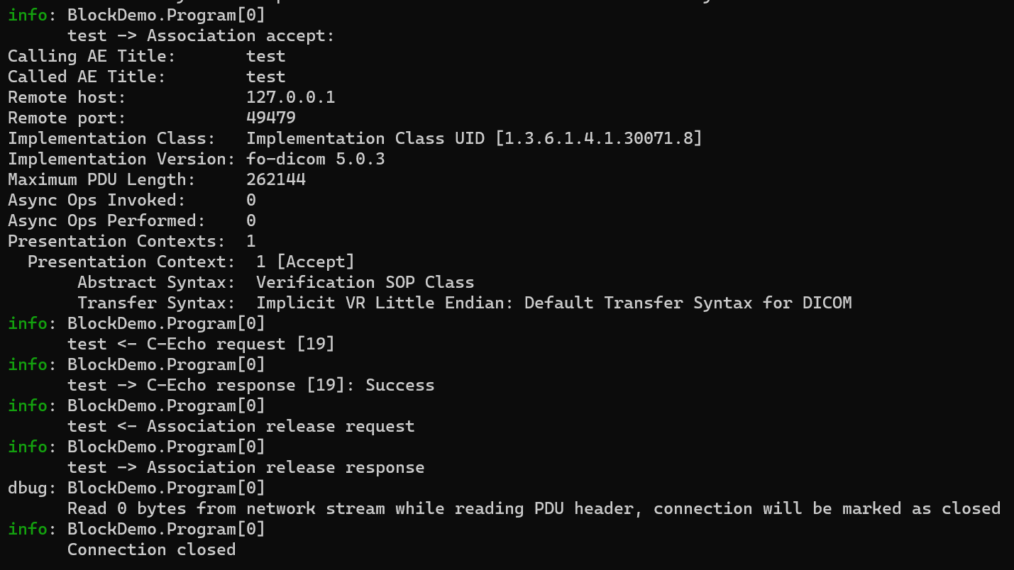 StoreSCP stops accepting requests when using MaxClientsAllowed and a ...