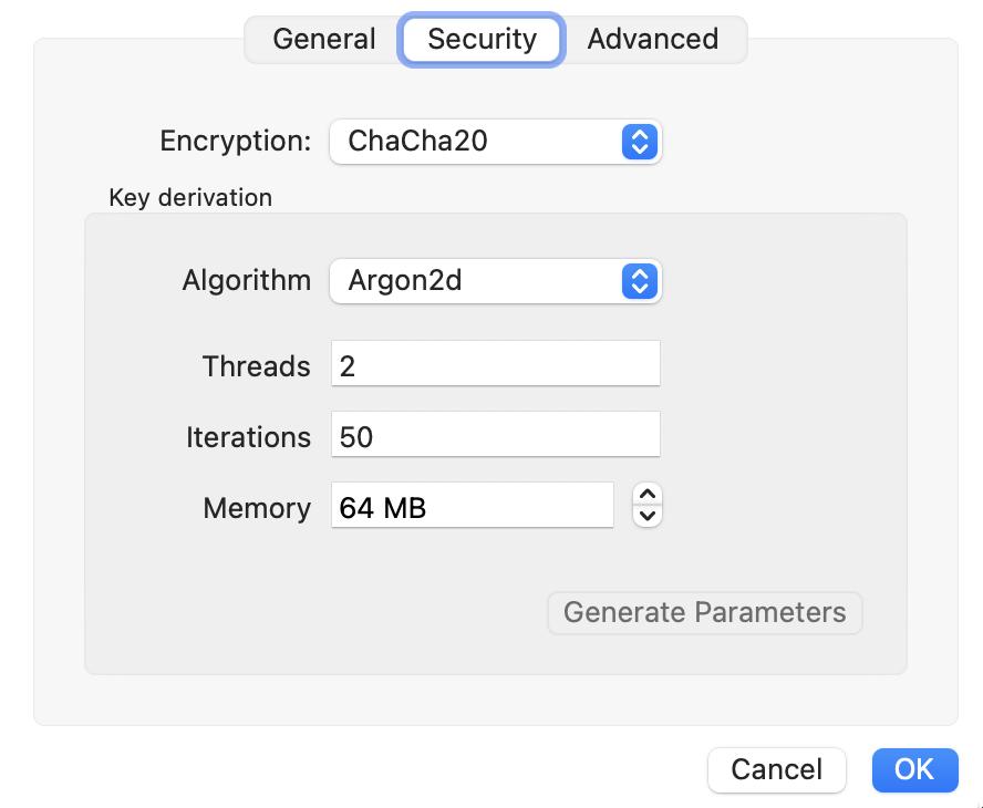 Wrong Db Password Error Message Incorrect When Using Argon2chacha · Issue 1260 · Macpass