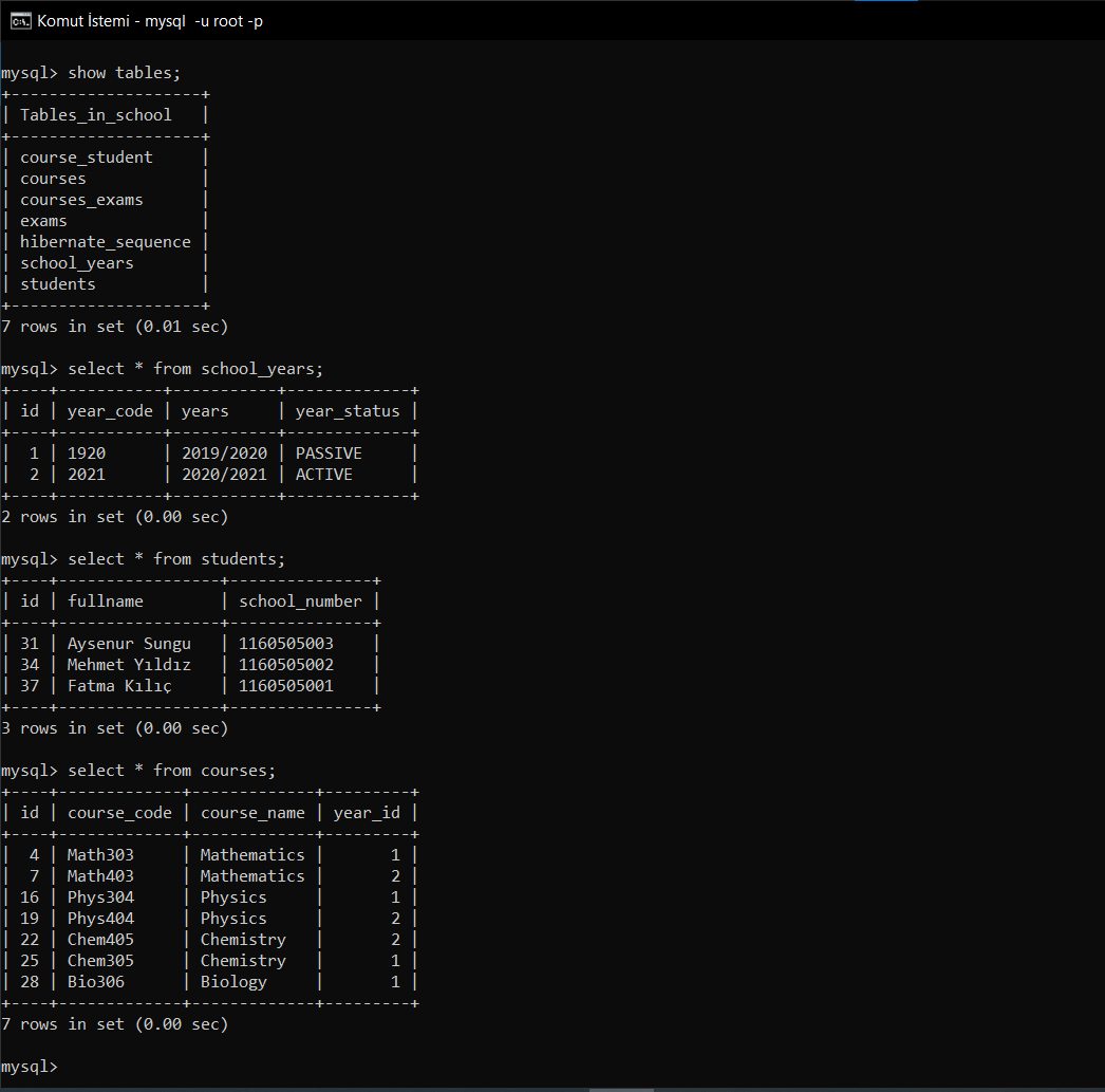 GitHub - AysenurSungu/studentGradeManagementSystem