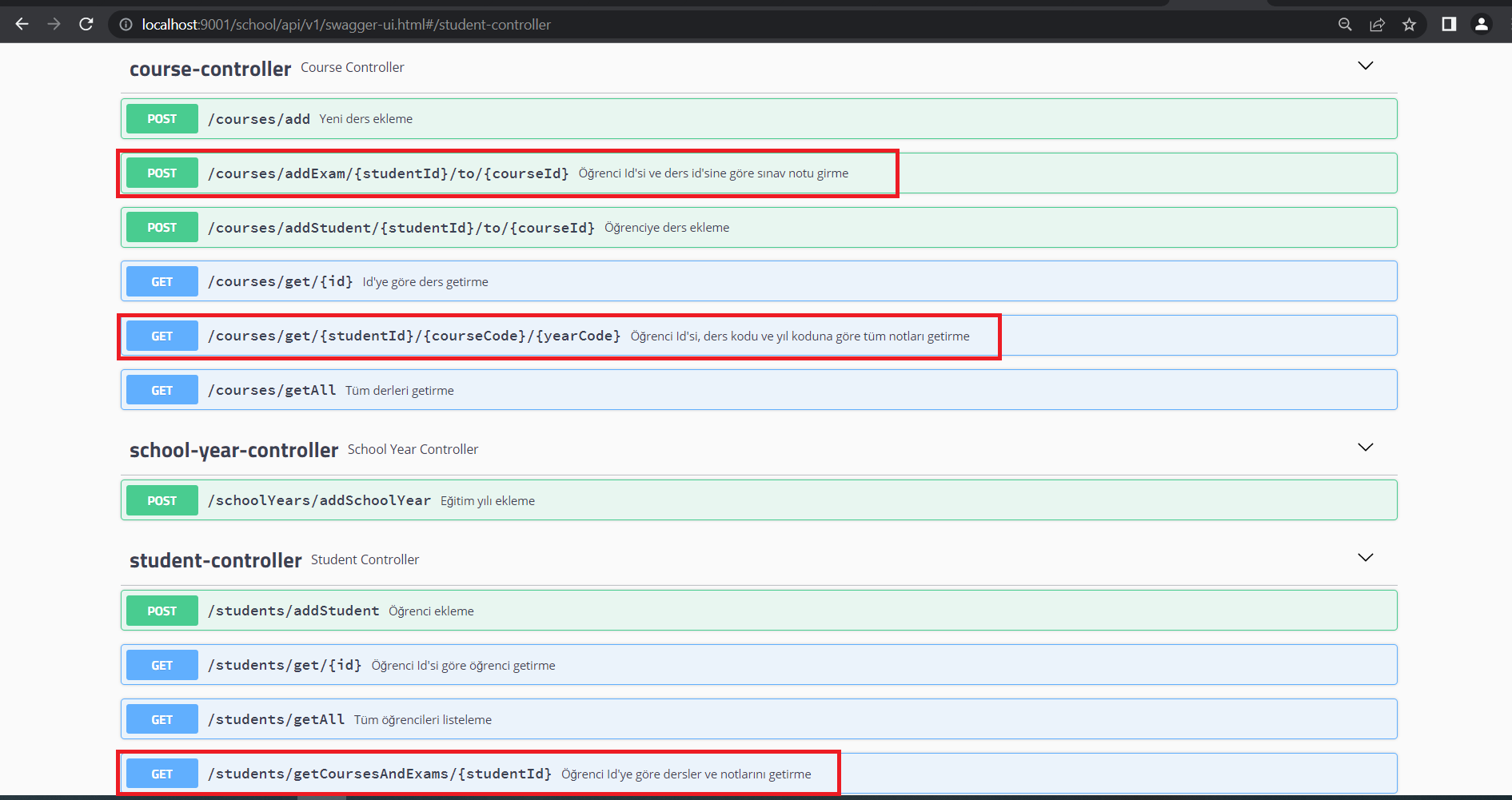 GitHub - AysenurSungu/studentGradeManagementSystem