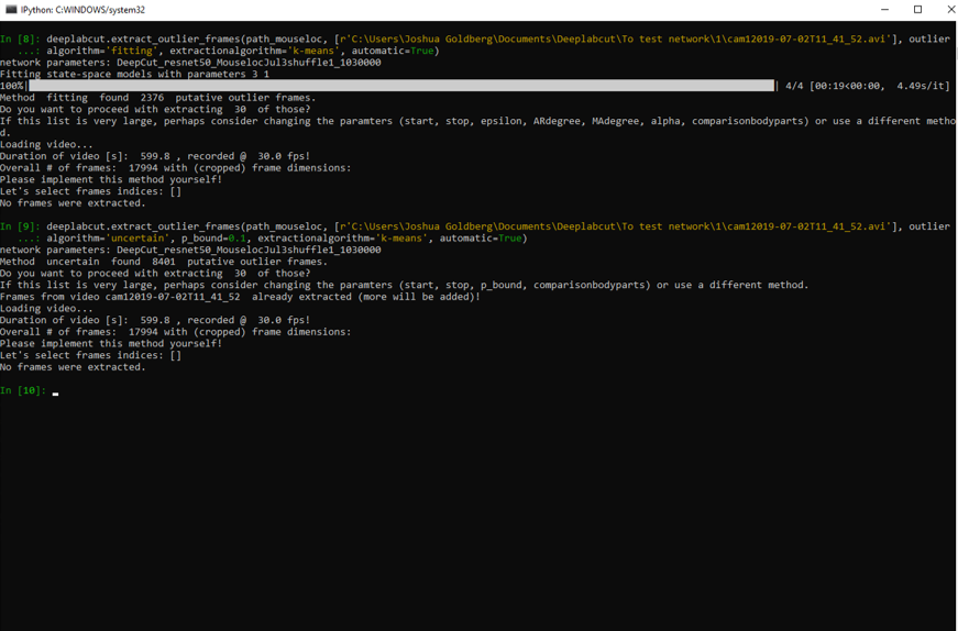 Extract outlier frames finds a lo of outlier frames but chooses none! · Issue #363 · DeepLabCut ...