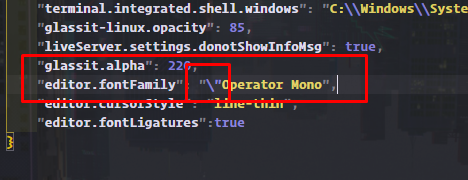 VSCode can find "Operator Mono" but not "Operator Mono Book" font ...