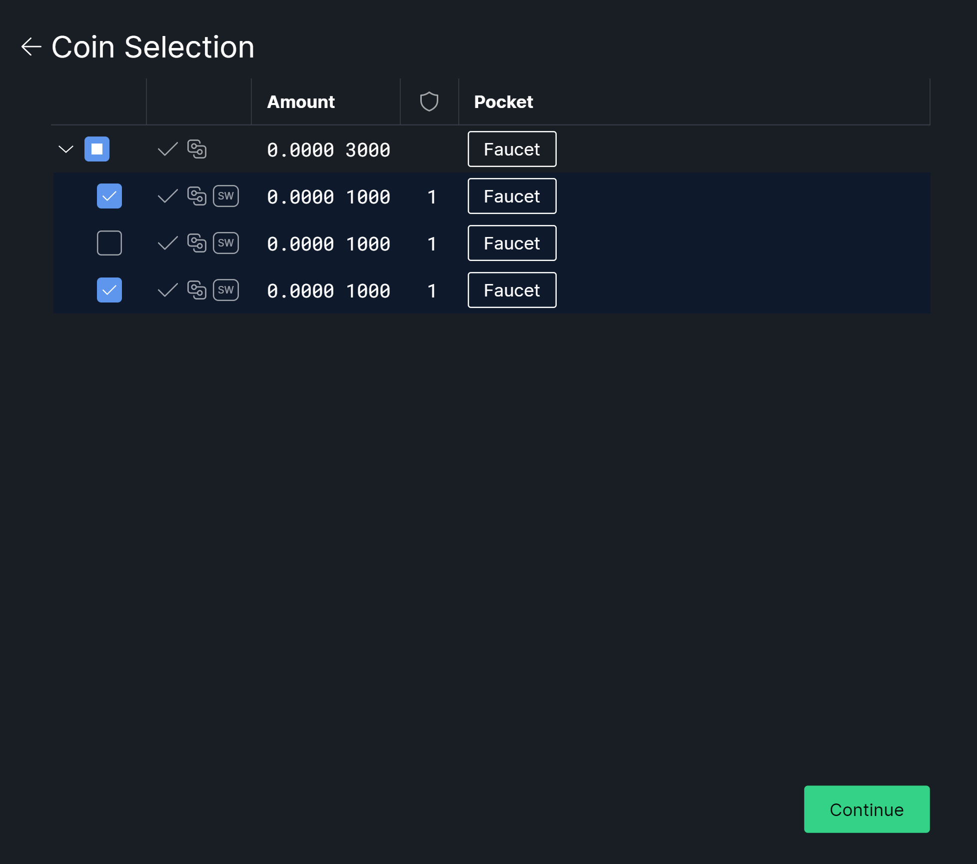 [VDG] Select/deselect the coins with the same scriptpubkey (address) together, or group them ...