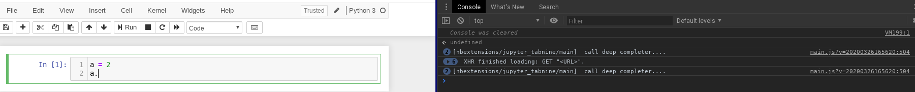 auto completion is not working well · Issue #28 · codota/jupyter-tabnine · GitHub