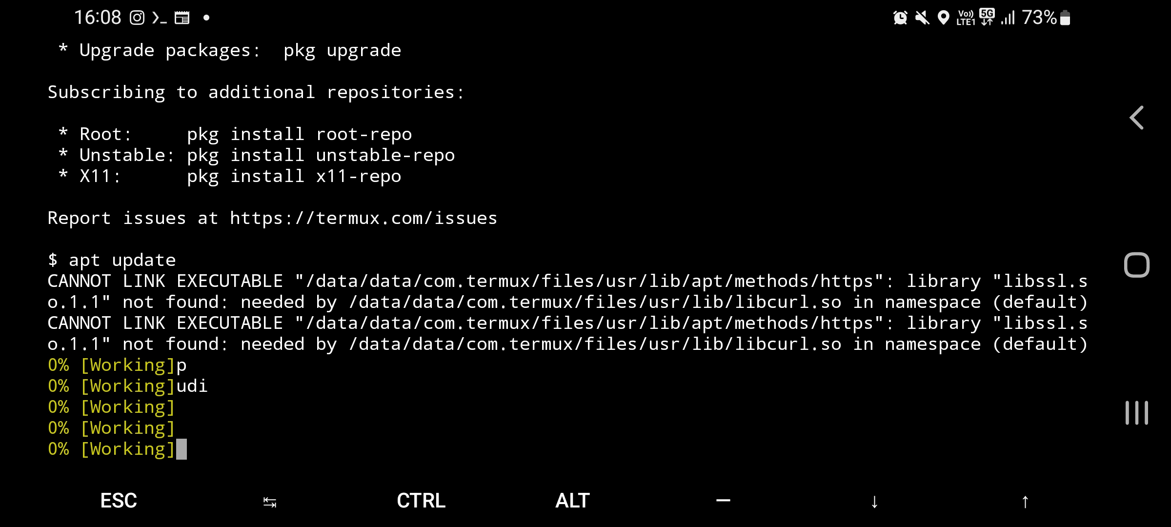 unable to run apt-update on termux on android · Issue #11502 · termux ... unable to run apt-update on termux on android · Issue #11502 · termux ...