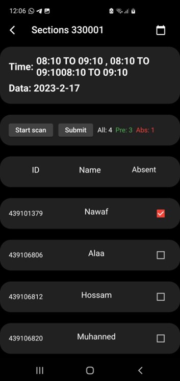 GitHub - hossamAlhamidi/attendanceapp