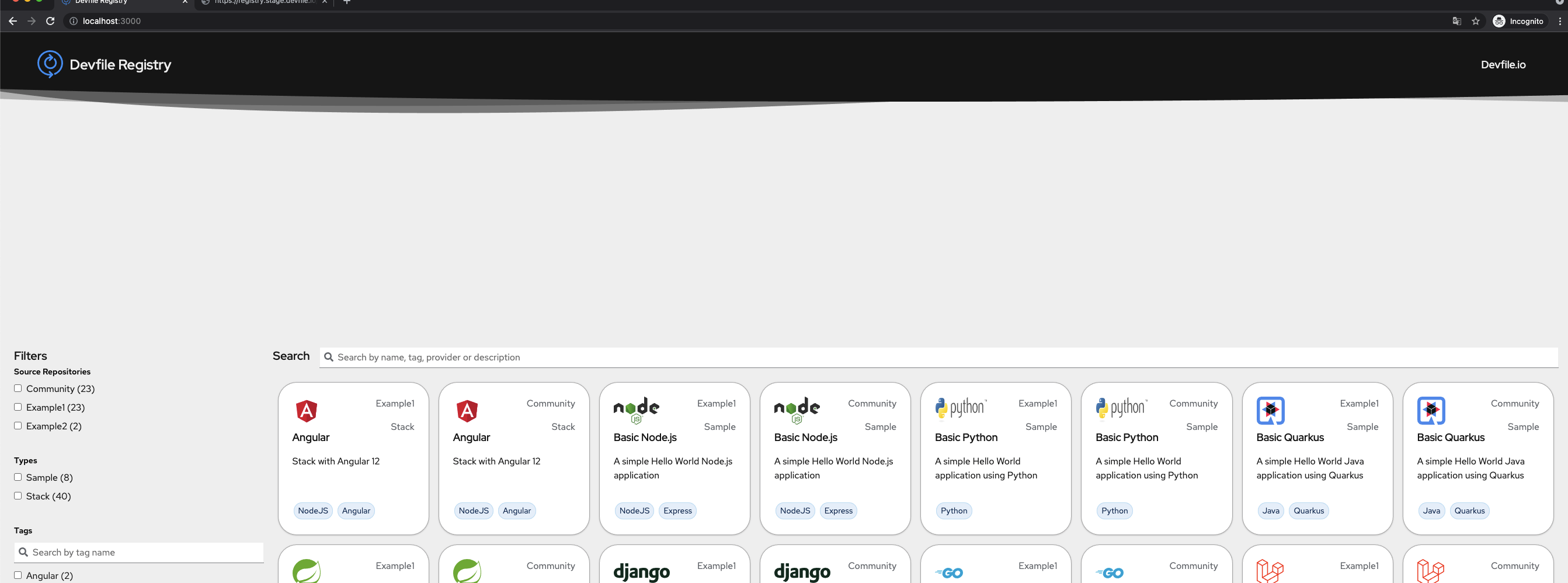 Registry Viewer Banner Is Still Displayed When Turned Off · Issue 653 · Devfile Api · Github