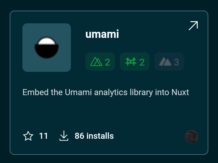 Add 'nuxt-umami' · Issue #421 · nuxt/modules · GitHub