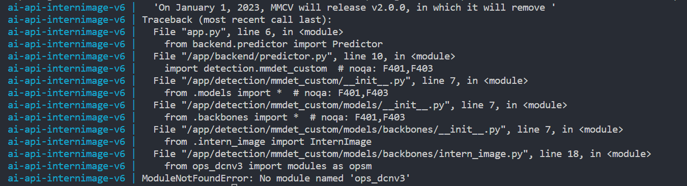 [Solved] How to build with docker · Issue #159 · OpenGVLab/InternImage · GitHub
