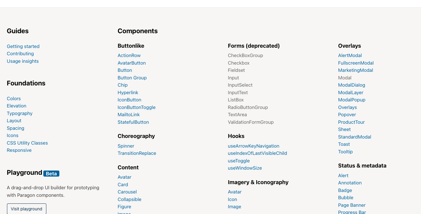 Implement new docs site design · Issue #1810 · openedx/paragon · GitHub