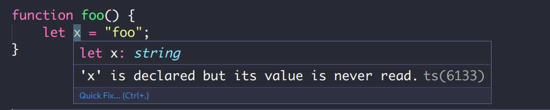 type of variable on hover no colorized · Issue #206 · dracula/visual ...