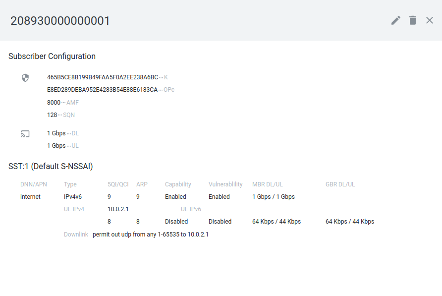 Can data flow on downlink if only the uplink flow information is enabled while filling static ...