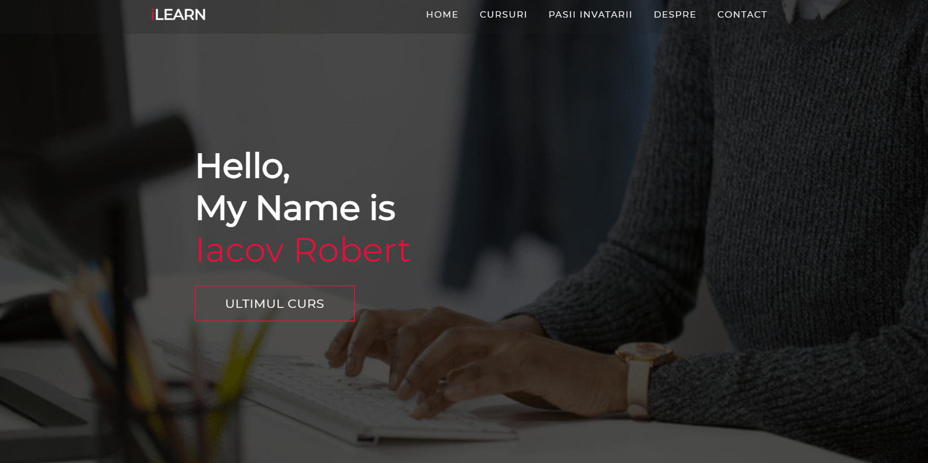 GitHub - robert1564/iLearn-E-Learning-Website-Front-End: This time I ...
