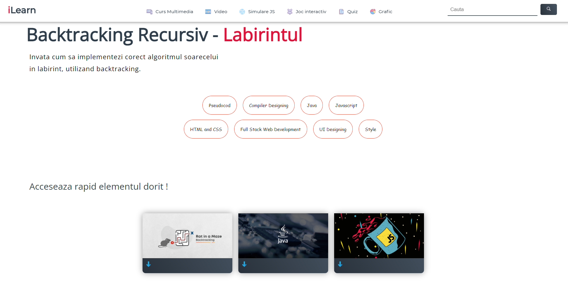 GitHub - robert1564/iLearn-E-Learning-Website-Front-End: This time I created a front-end for a E ...