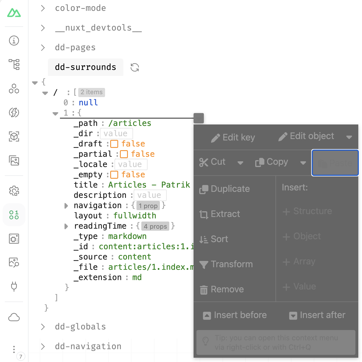 feat: generate types from payload json · Issue #339 · nuxt/devtools · GitHub