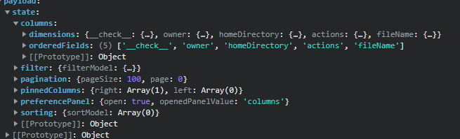 MUI Data Grid Pro - Persistence of column: widths, visibility, swap ...