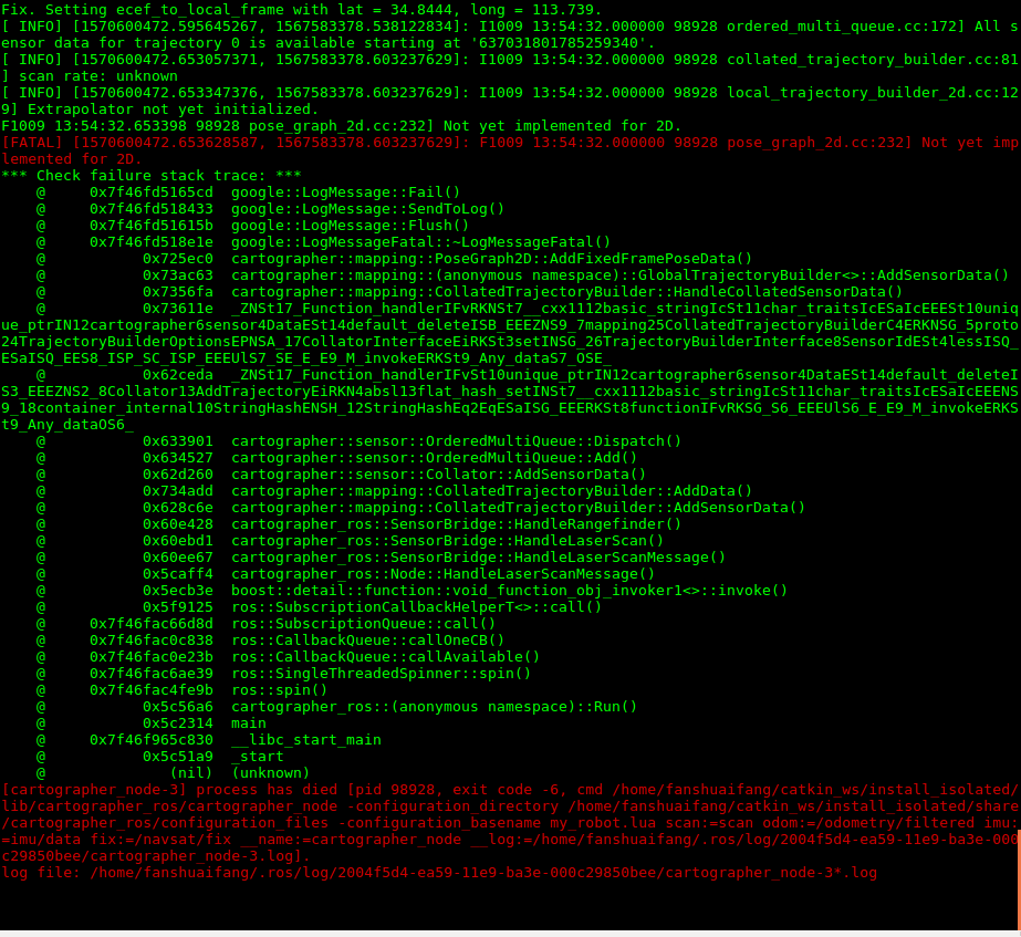 can cartographer2D use navsat/fix? · Issue #1635 · cartographer-project ...