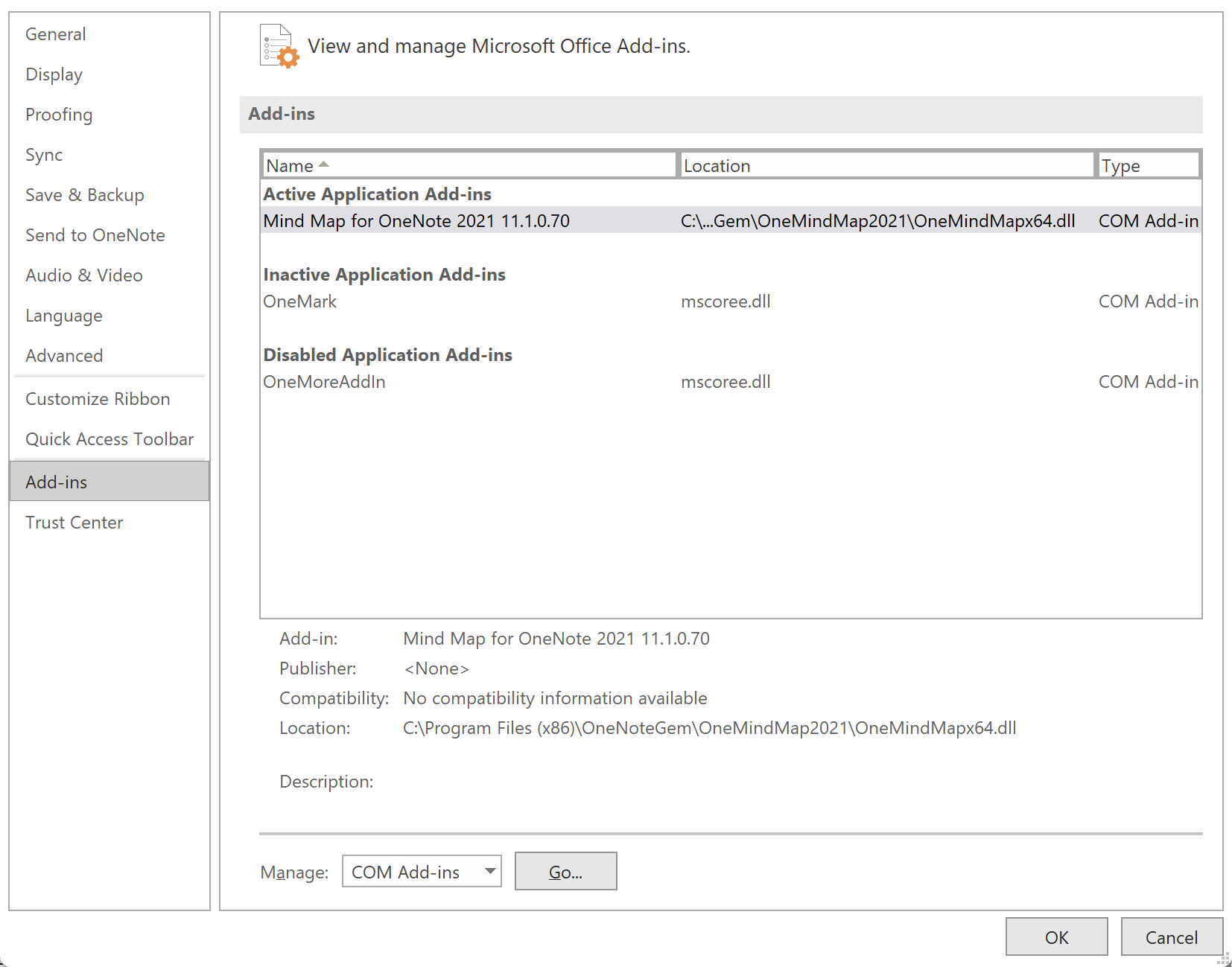 Disabled by onenote · Issue #528 · stevencohn/OneMore · GitHub