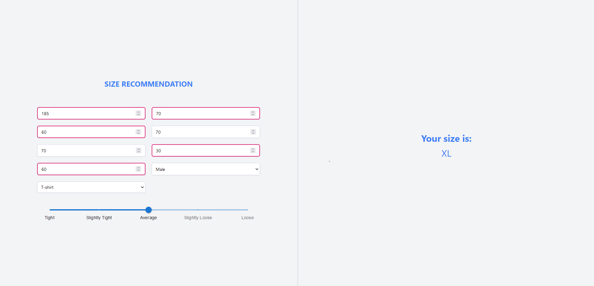 GitHub - O-Gamal/size-recommendation