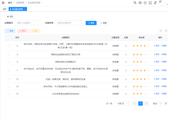 Github Qnsdtexamination System 系统基于spring Boot Vue开发，前端框架 