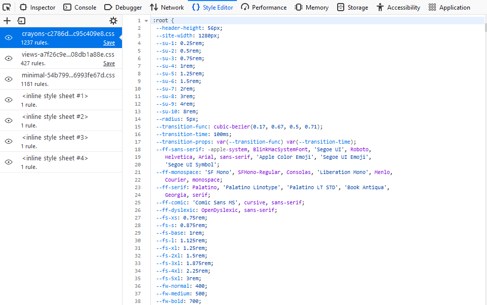 Different crayons-*.css output between precompile result vs on-the-fly (development) compile ...
