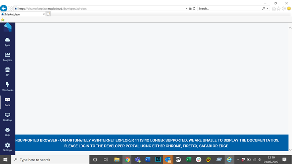 Developer Portal IE Issues · Issue #1923 · reapit/foundations · GitHub