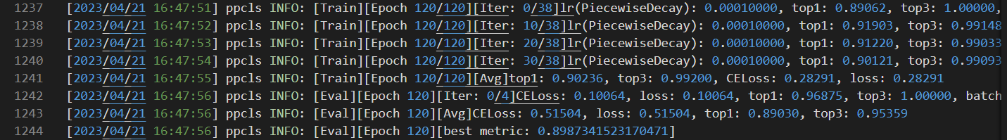 eval.py和train.py指标不一致 · Issue #2763 · PaddlePaddle/PaddleClas · GitHub