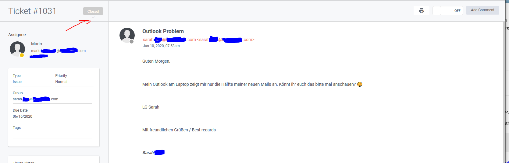 URGENT: Wrong Ticket-ID assigned to a new ticket · Issue #341 · polonel ...