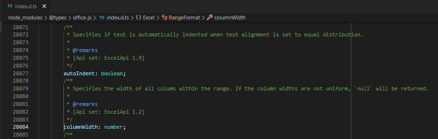 Excel column width not set to the correct number of pixels · Issue #3036 · OfficeDev/office-js ...