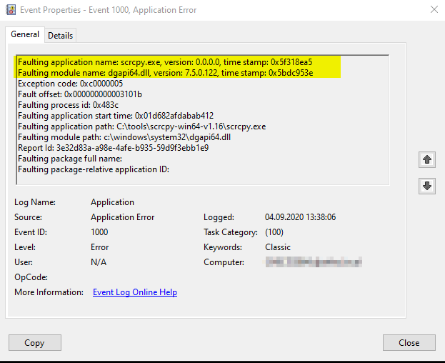 Server Controller stopped · Issue #1735 · Genymobile/scrcpy · GitHub