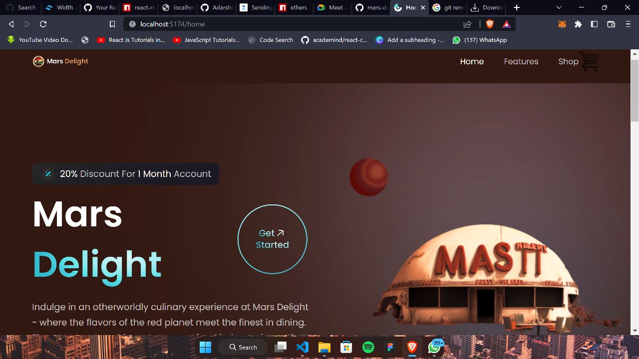 GitHub - Yash-Sajwan24/Mars-Delight: Experience the taste of a new world at Mars Delight - the ...